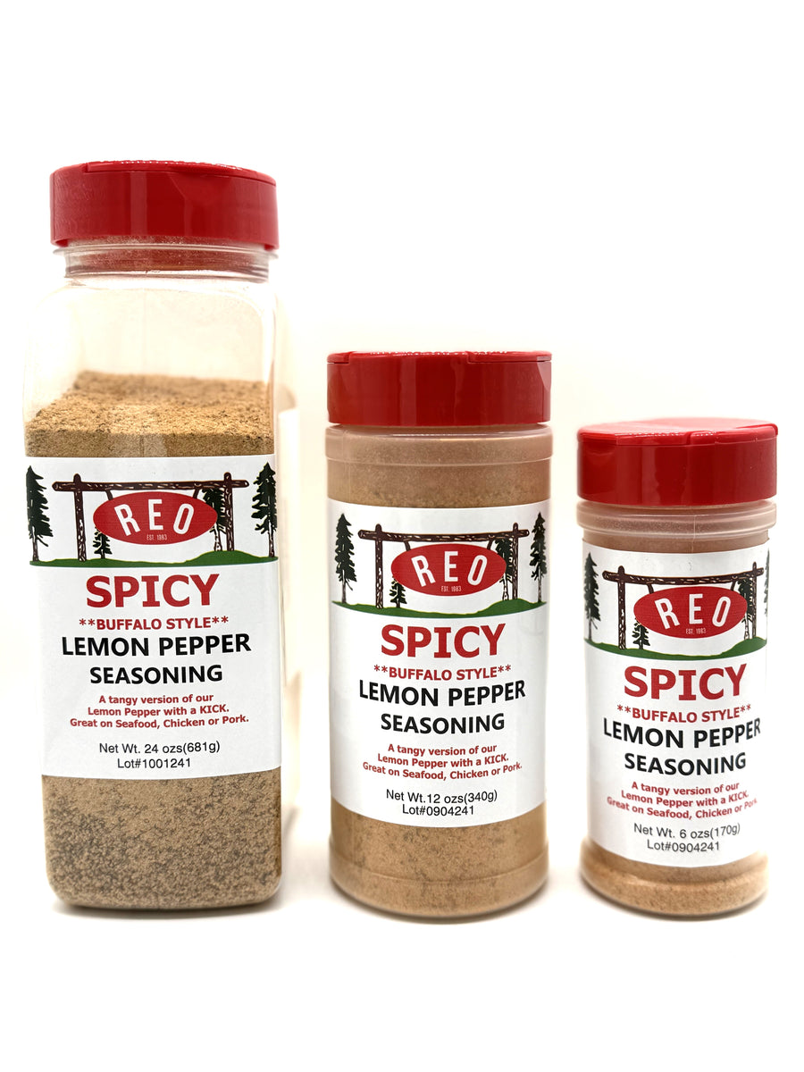 Spicy **Buffalo Style** Lemon Pepper – REO Spice & Seasoning, INC.
